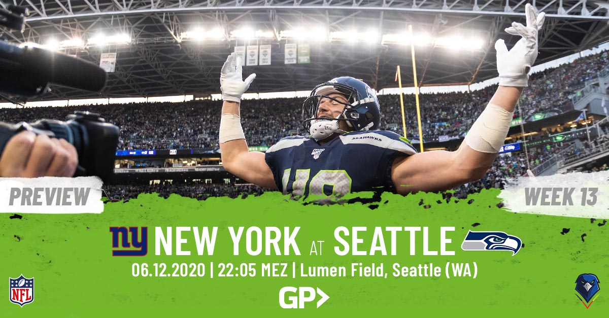 Preview: Regular Season 2020 (Week 13) – Giants @ Seahawks – German Sea ...